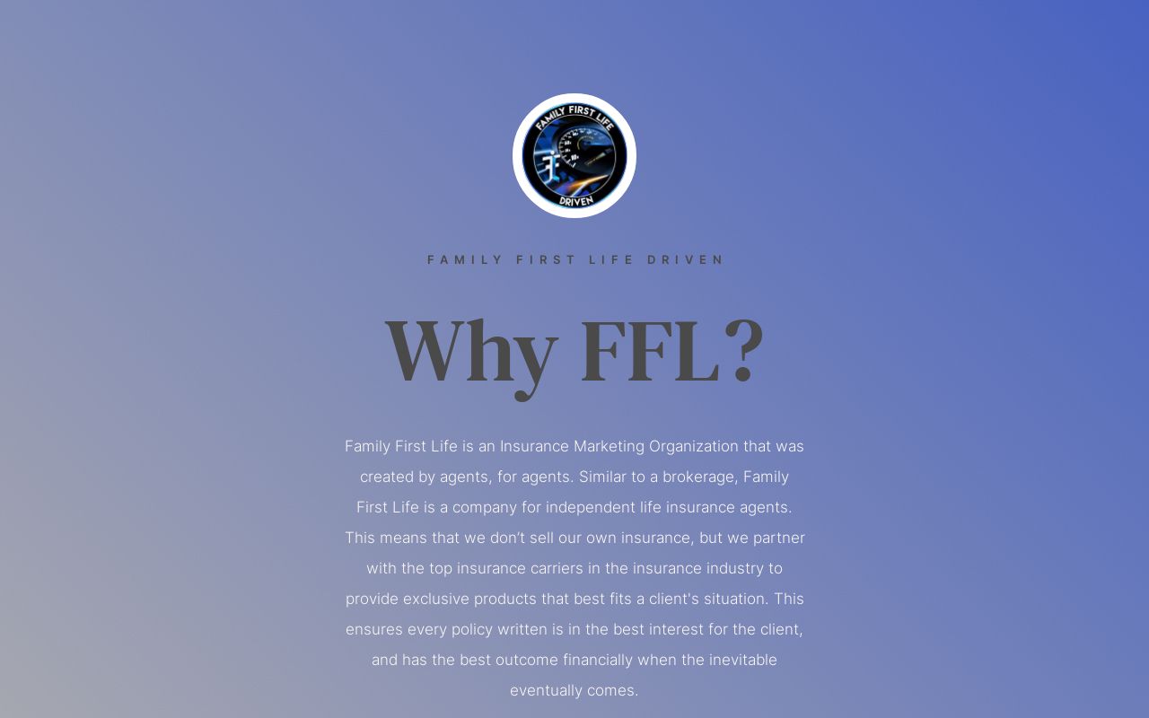 Family First Life Driven